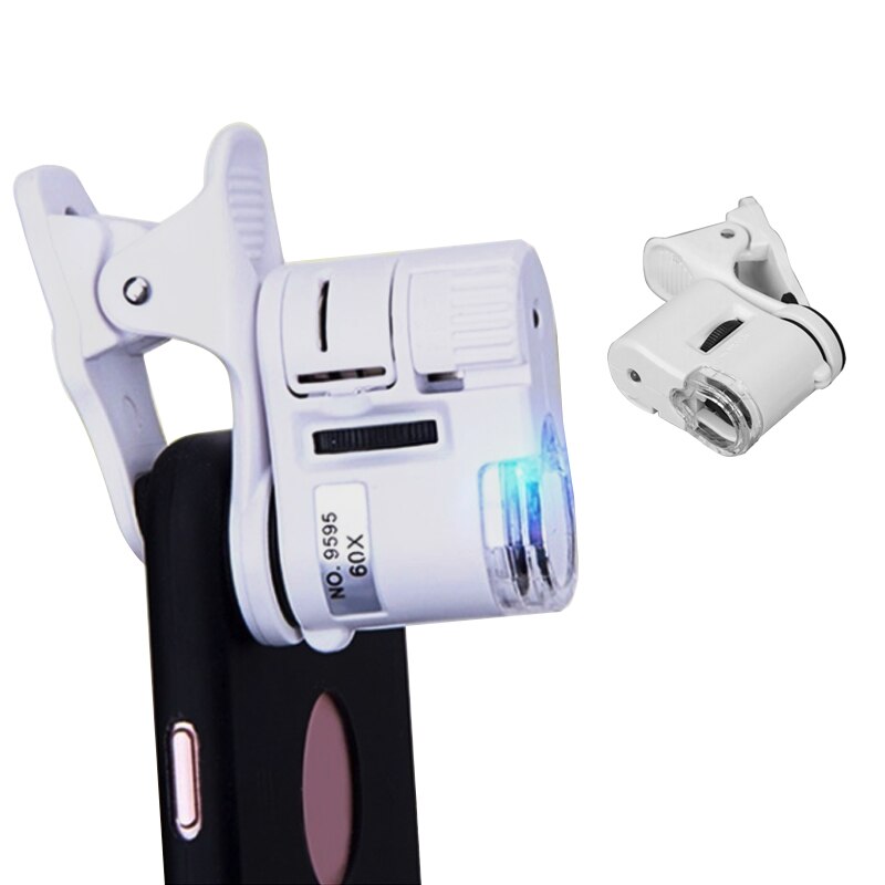 60X Tragbare Lupe Handy Mikroskop Mit Universal Ha... – Vicedeal
