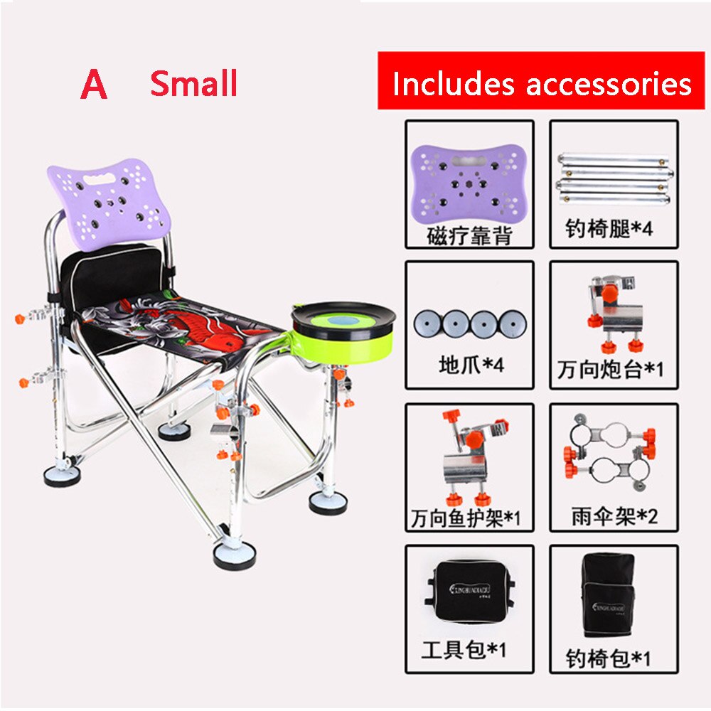 Aluminum alloy Fishing Chair Strong Load-Bearing C... – Vicedeal