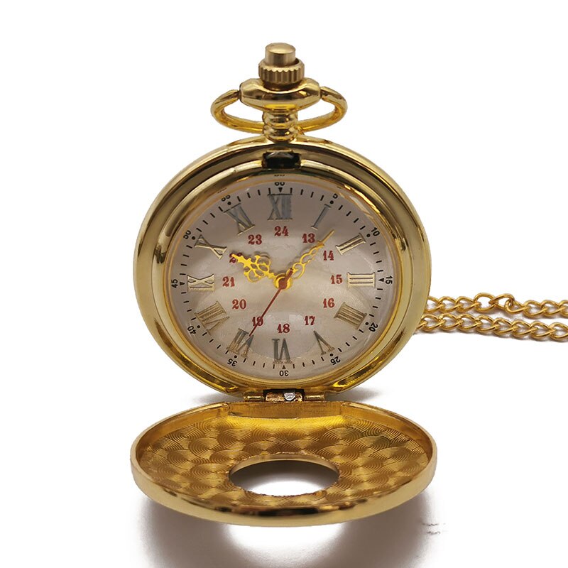 Retro Steampunk Hollow Case Quartz Pocket Watch me... – Grandado