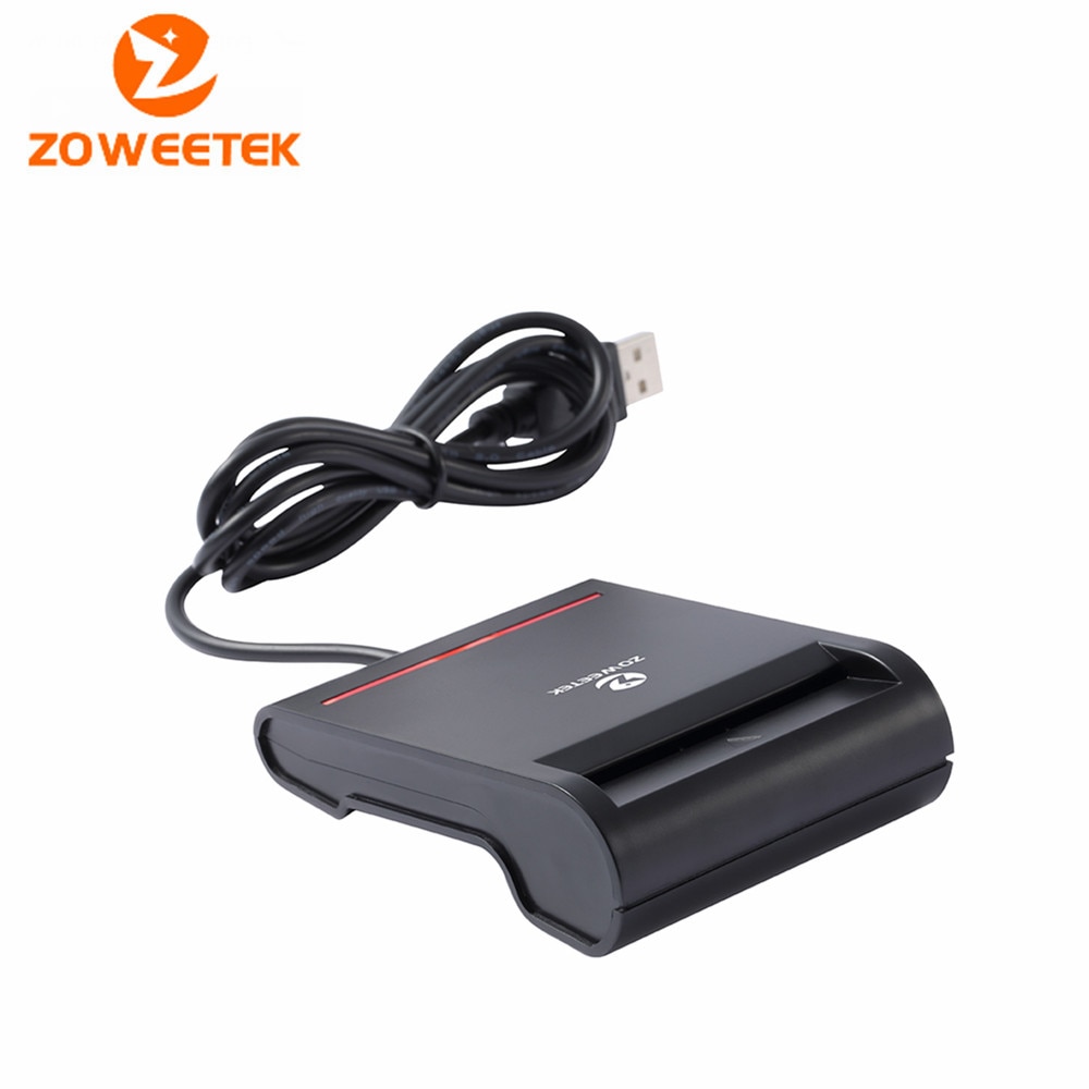 Zoweetek 12026-2 Easy Comm USB EMV Smart Card Read... – Grandado