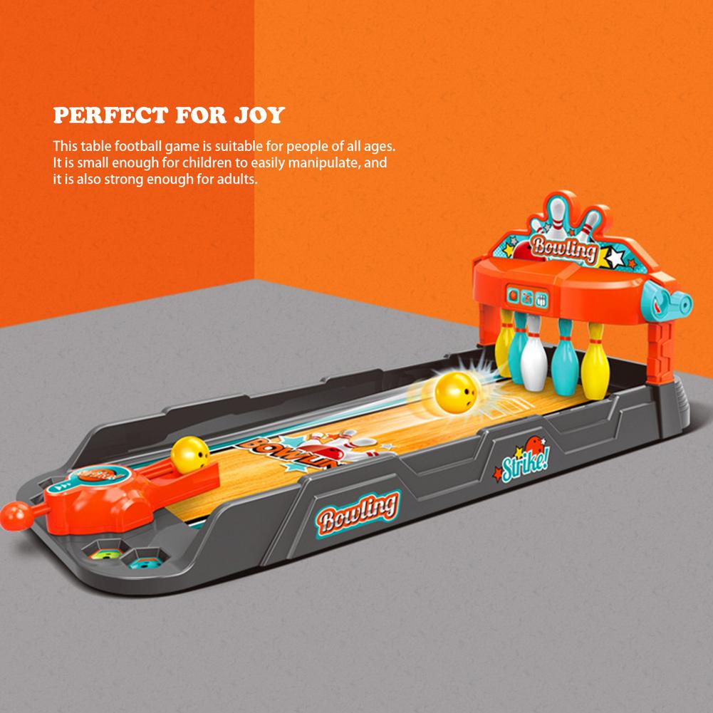 Tabletop Bowling Ball Board Game Mini Table Games ... – Grandado