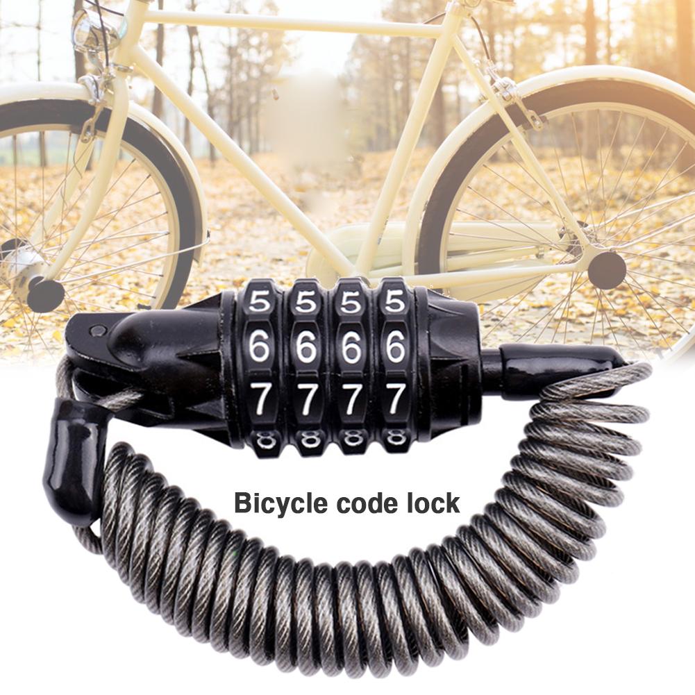 Bicycle Multi-function Wire Lock Password Anti-the... – Grandado