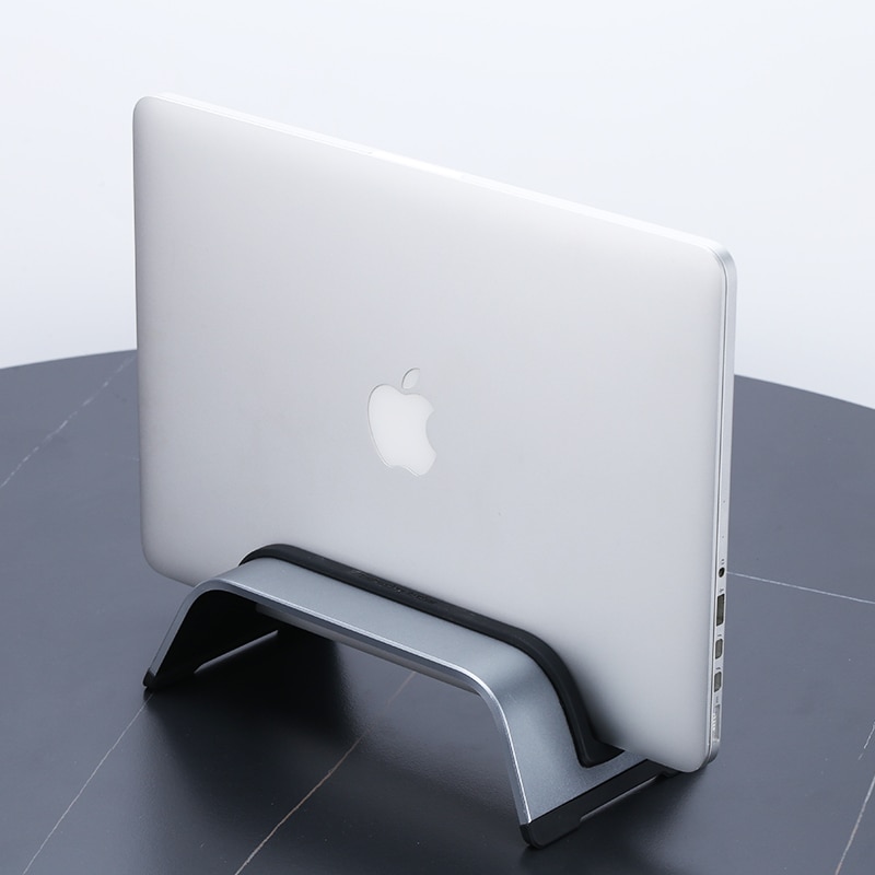 vertical laptop stand mobile height aluminium macb... – Vicedeal