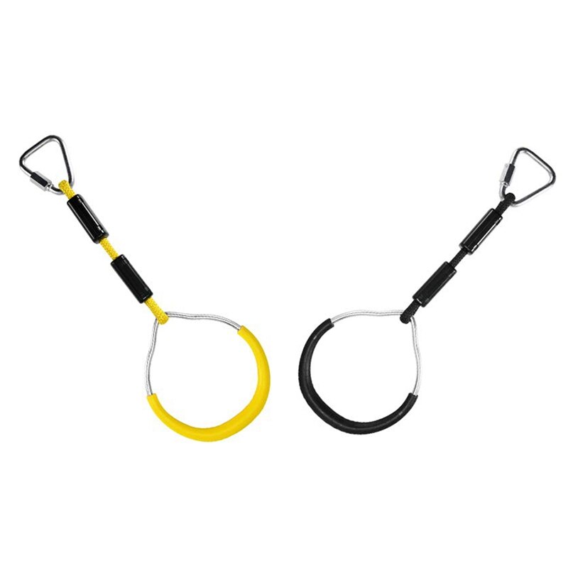 2x Heavy Duty Swing Gymnastic Rings Children Trape... – Vicedeal