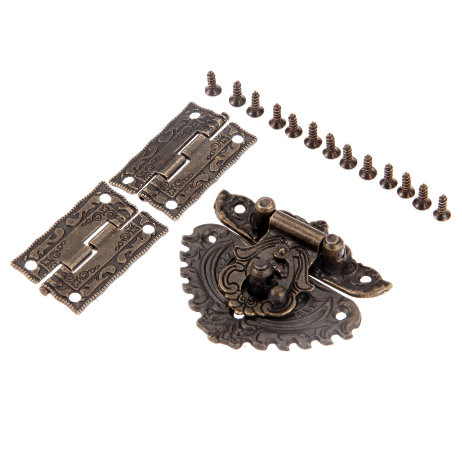 Antieke Sieraden Houten Doos Koffer Hasp Klink Haa... – Grandado