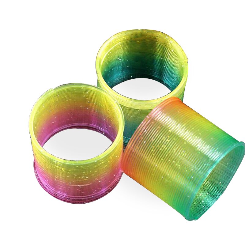 Anti-stress Plastic Magic Ring Rainbow Round Irreg... – Grandado