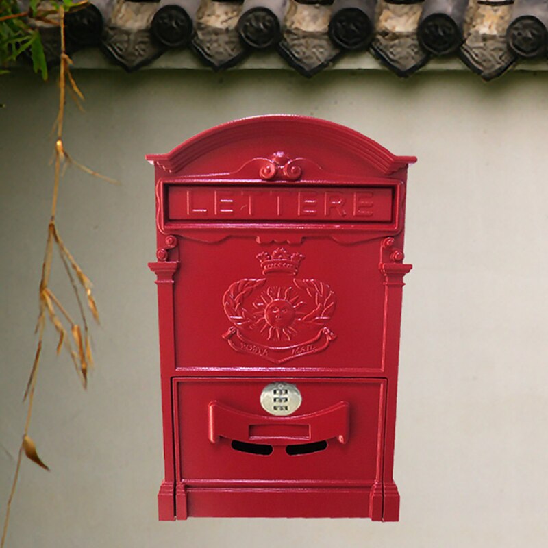 Vintage Metal Mailbox With Combination Lock Garden... – Vicedeal