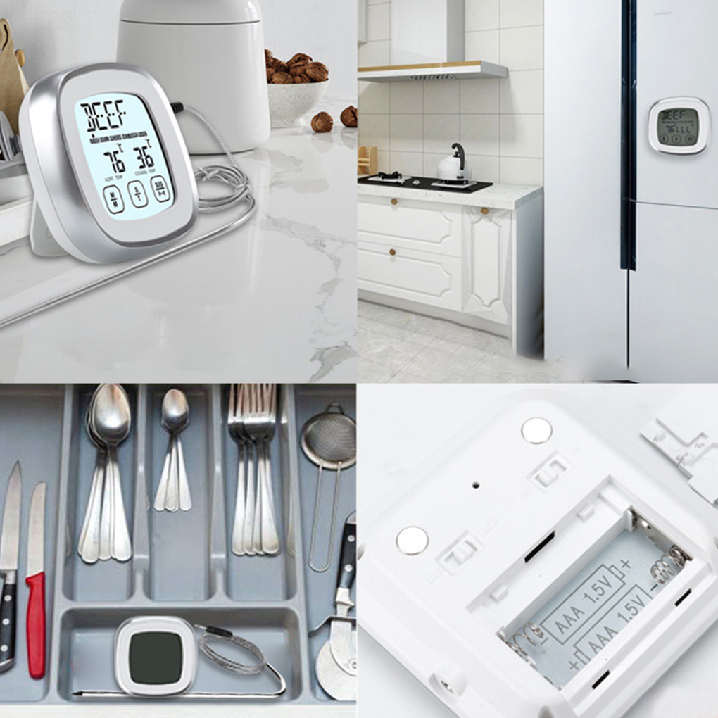 Food Cooking Digital Probe Timer Thermometer Kitch... – Grandado