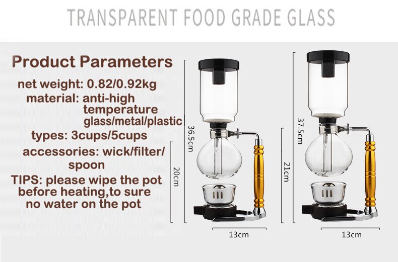 Japanischen Stil Siphon kaffee Hersteller Tee Siph... – Grandado