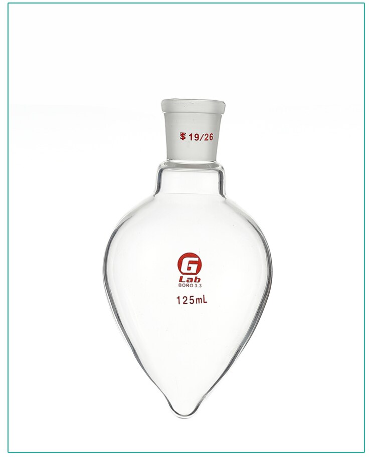 (Caliber 24）Laboratory Pear-Shaped Flask 50/100/15... – Grandado
