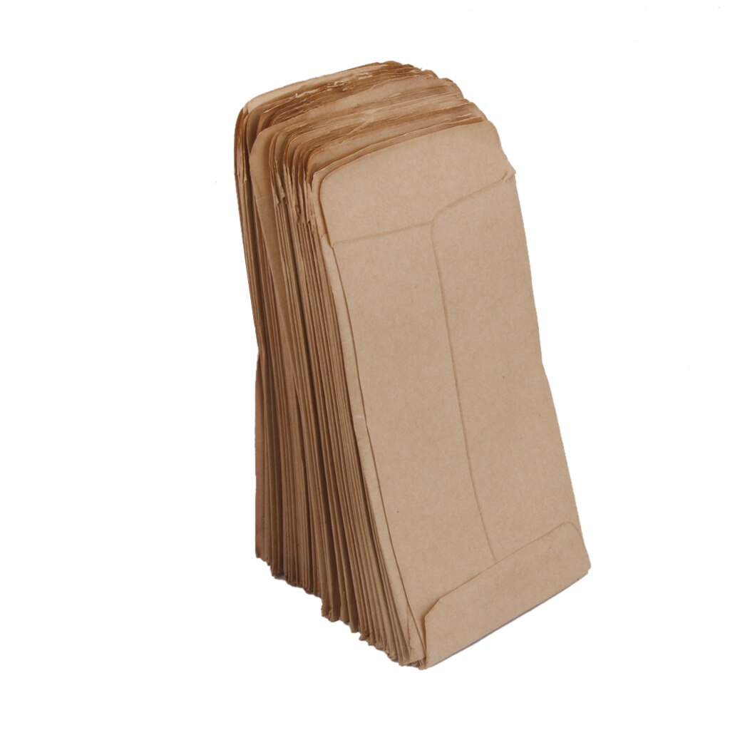 100pcs Kraft Paper Paper Bags Paper Bag Garbage Ba... – Grandado