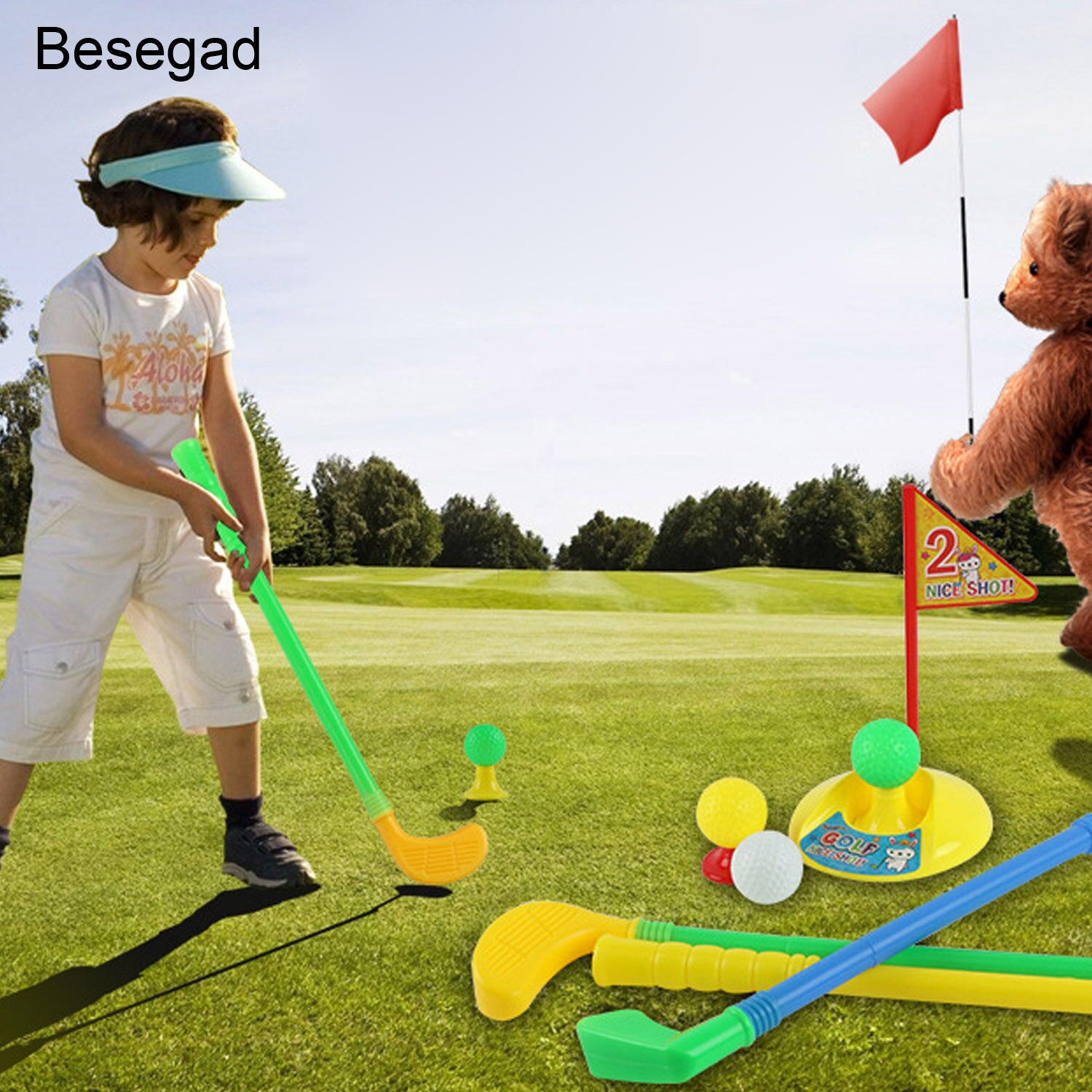 Besegad 9pcs Plastic Golfer Set Educational Toys f... – Vicedeal