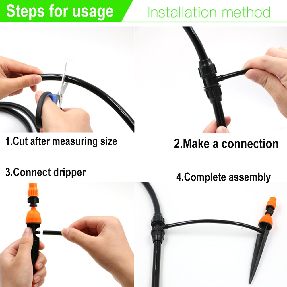 100-5Pcs Drip Irrigatie Systeem Verstelbare Nozzle... – Vicedeal