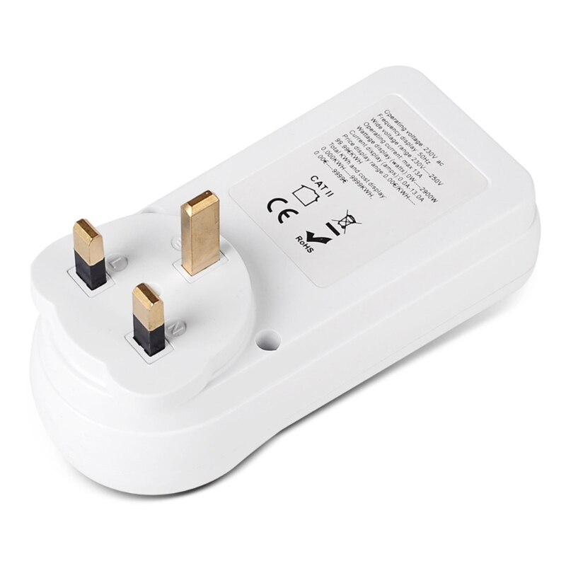 Electricity Usage Monitor Digital Wattmeter Ac Pow Vicedeal