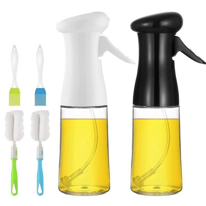 Olie Spuit, 2 Stuks 210Ml Olie Spray Fles Olijfoli... – Vicedeal