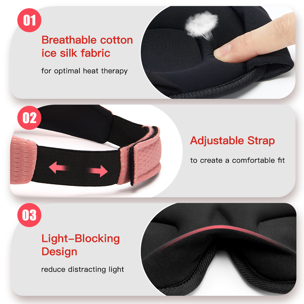 3D Sleeping Mask Blocking Light Sleep Eye Mask Mem... – Grandado