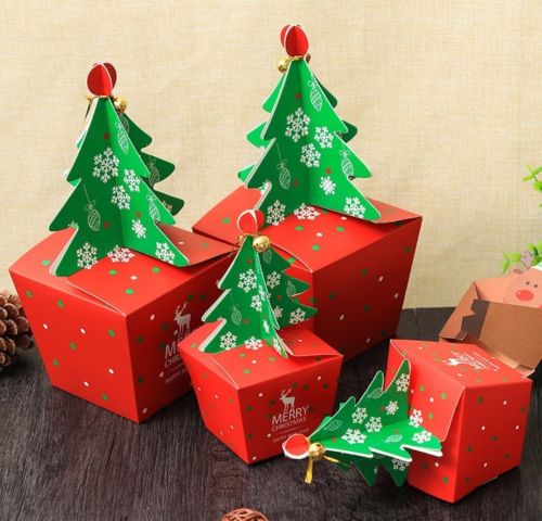 1Pc Christmas Tree Paper Candy Chocolate Xmas Cake... – Grandado