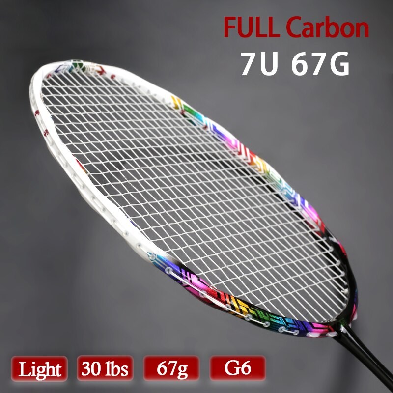Multicolor Carbon Fiber Ultralight 7U 67g Strung B... – Grandado