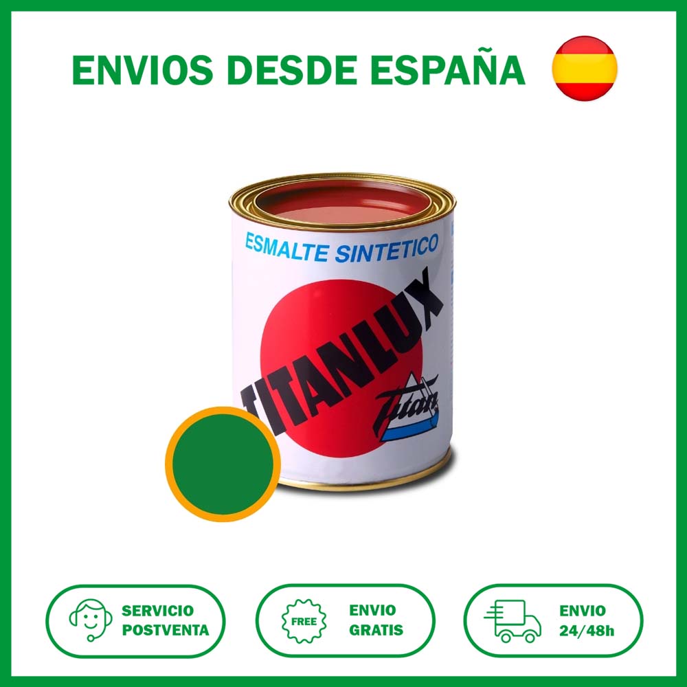 Esmalte Sintético Titanlux Verde Primavera 375ml – Grandado