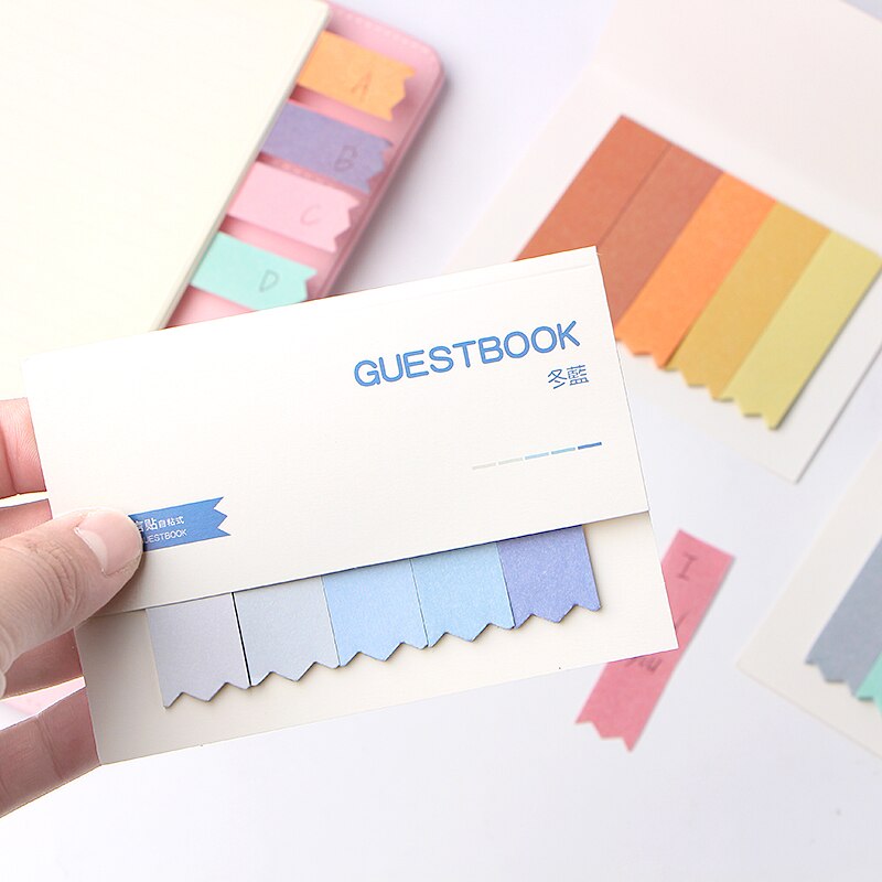 100 Pages Kawaii Memo Pad Sticky Bookmark Notes In... – Grandado