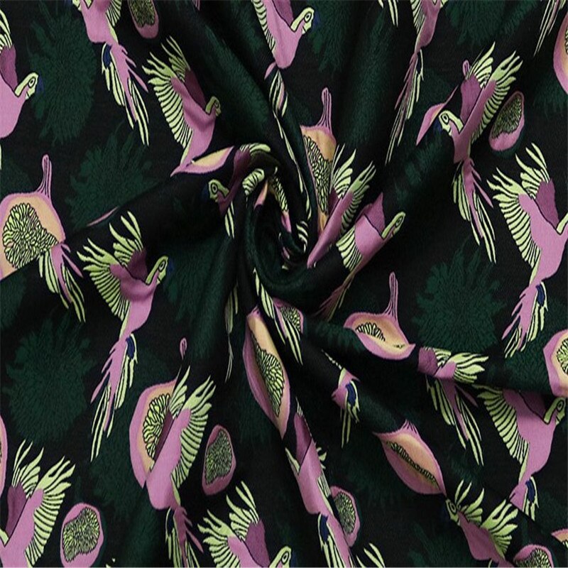 1Meter Autumn Winter Jacquard Brocade Yarn Dye Bir... – Vicedeal