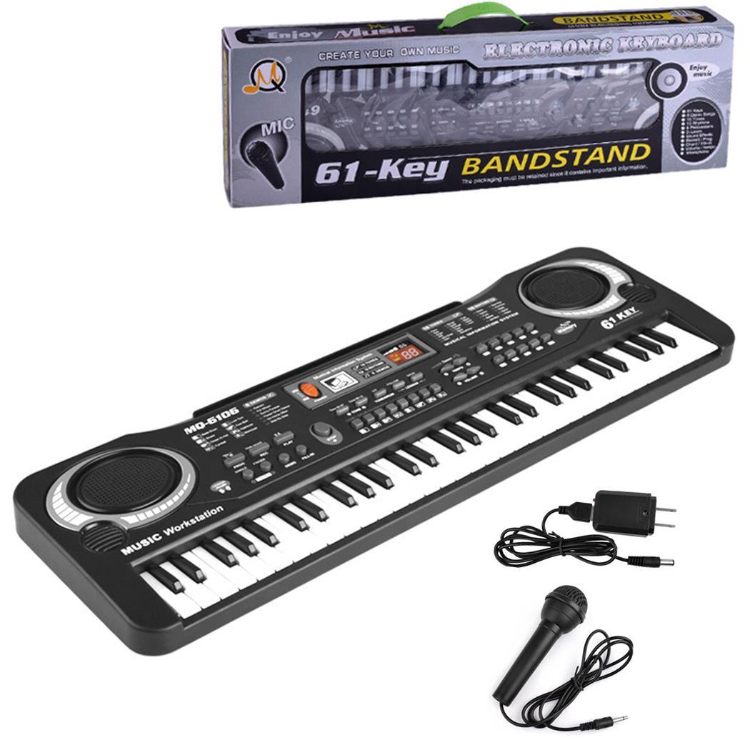 Kids Multifunction 61 Keys Electronic Organ Musica... – Grandado