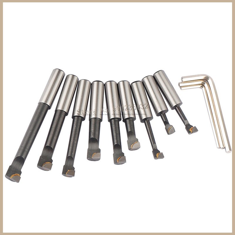 9PCS Durable Hard Alloy Shank Boring Bar Set Carbi... – Grandado