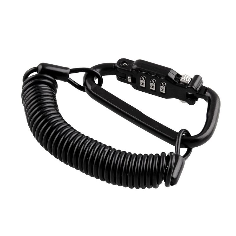 Tough Motorcycle Helmet Lock with Black Combinatio... – Grandado