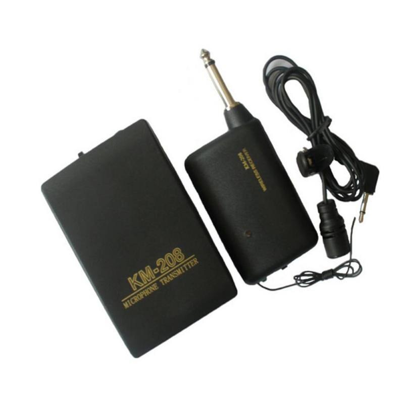 Wireless Lapel Clip Microphone Wireless FM Transmi... – Grandado