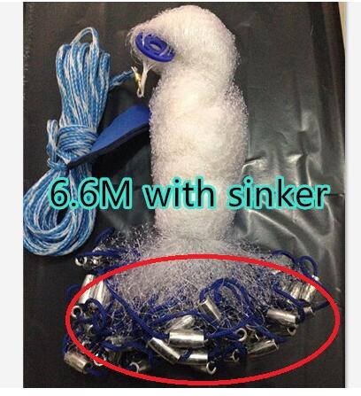 Cast net 2.4-7.2M size American hand cast network ... – Grandado