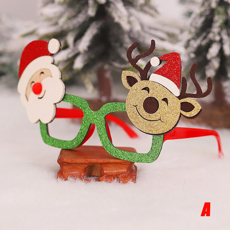 Newl Christmas Glasses Santa Snowman Glitter Eyegl... – Grandado