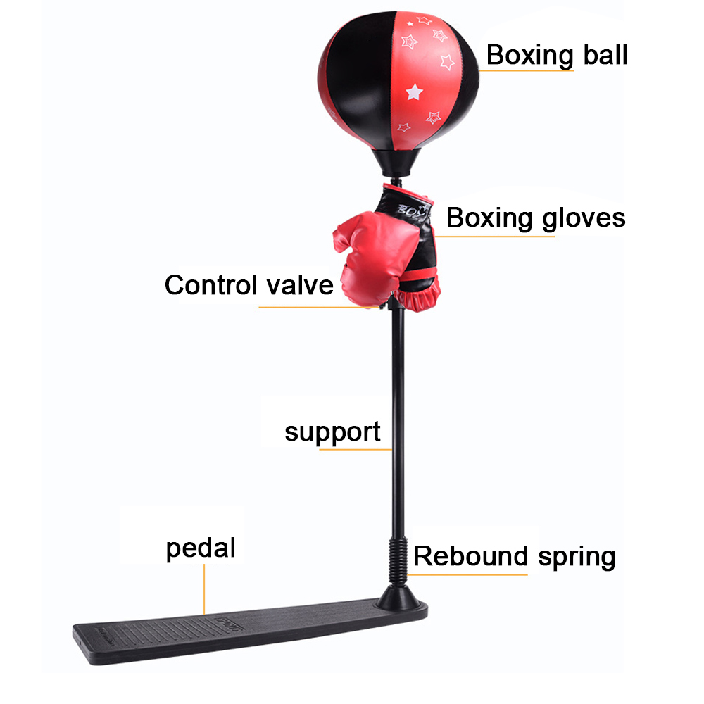 Height-Adjustable Punching Boxing Set toys, Childr... – Grandado