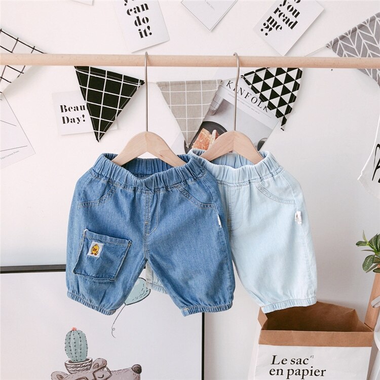 Summer cute cool jeans half pants boys kids jeans ... – Grandado