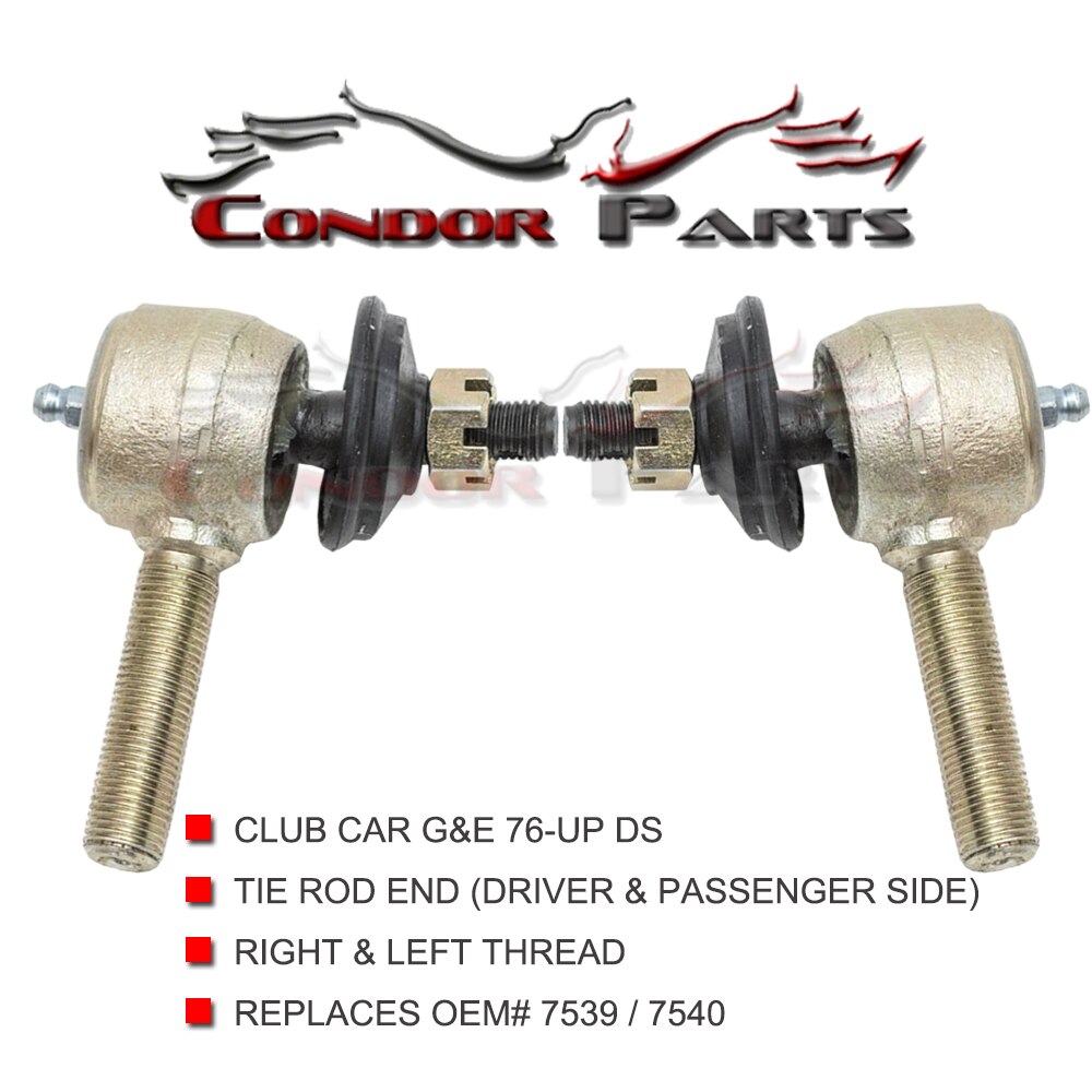 Condor Parts - Golf Cart Thread Tie Rod End with G... – Vicedeal