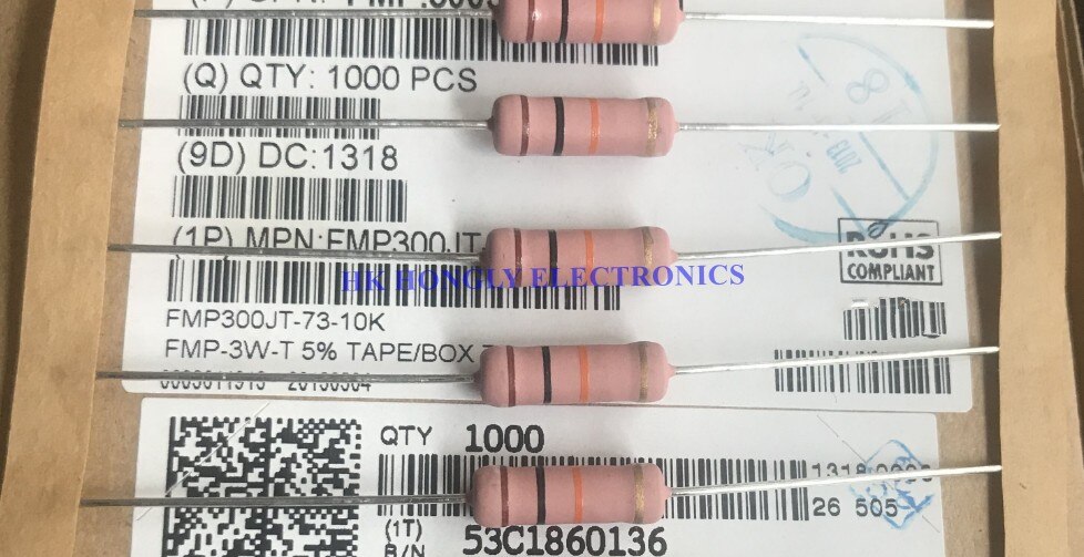 30 kpl fmp 300jt-73-10k 3w vastus – Grandado