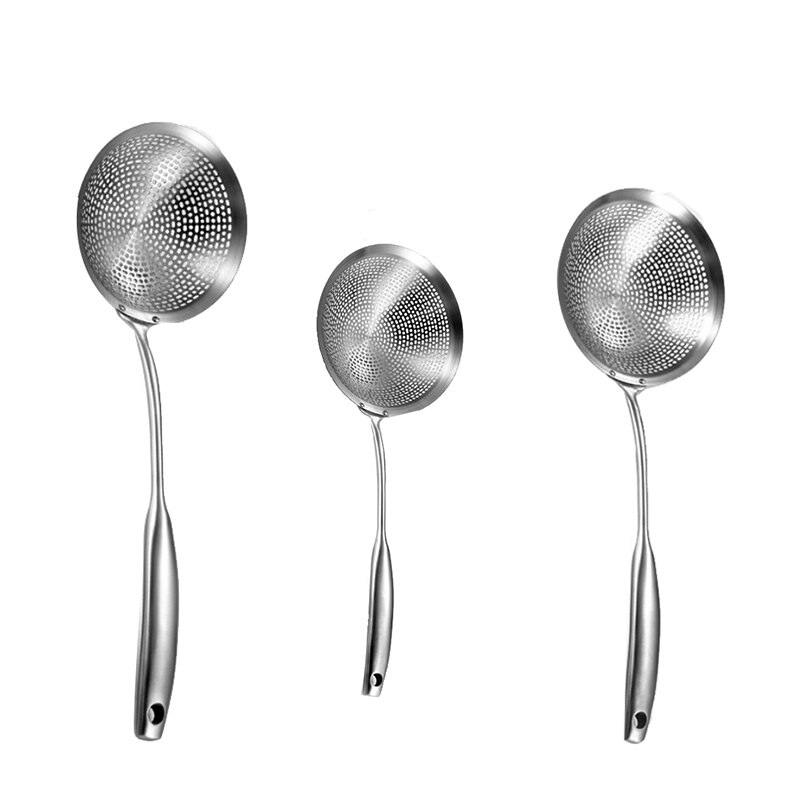 Stainless Steel Skimmer Strainer Colander Mesh Dee... – Vicedeal