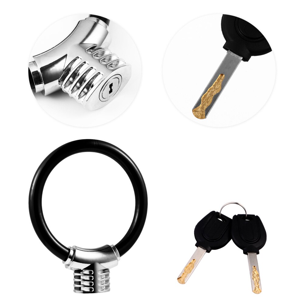 Metal Ring Lock Bike Lock Universal Bike Lock Ring... – Grandado