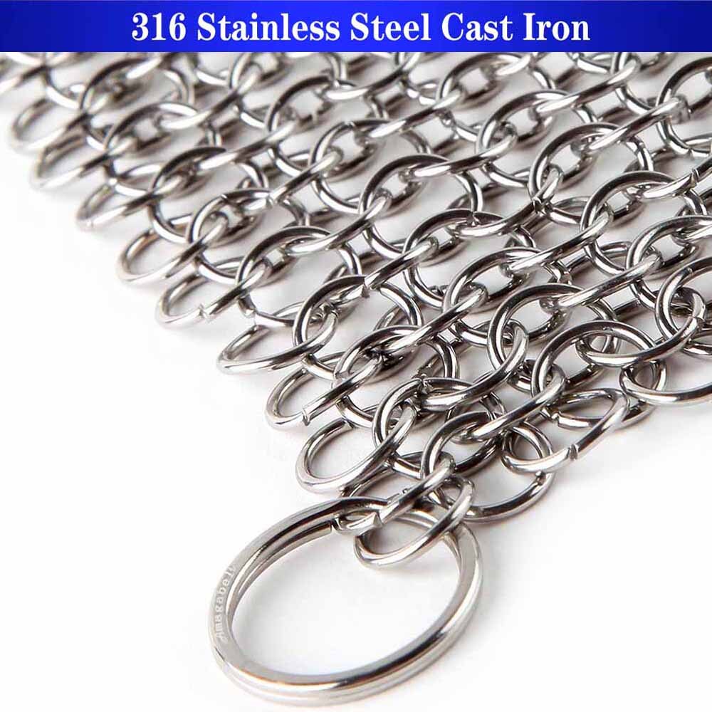 4in-6in 316 Cast Iron Cleaner Kitchen Rust Pot Pan... – Grandado