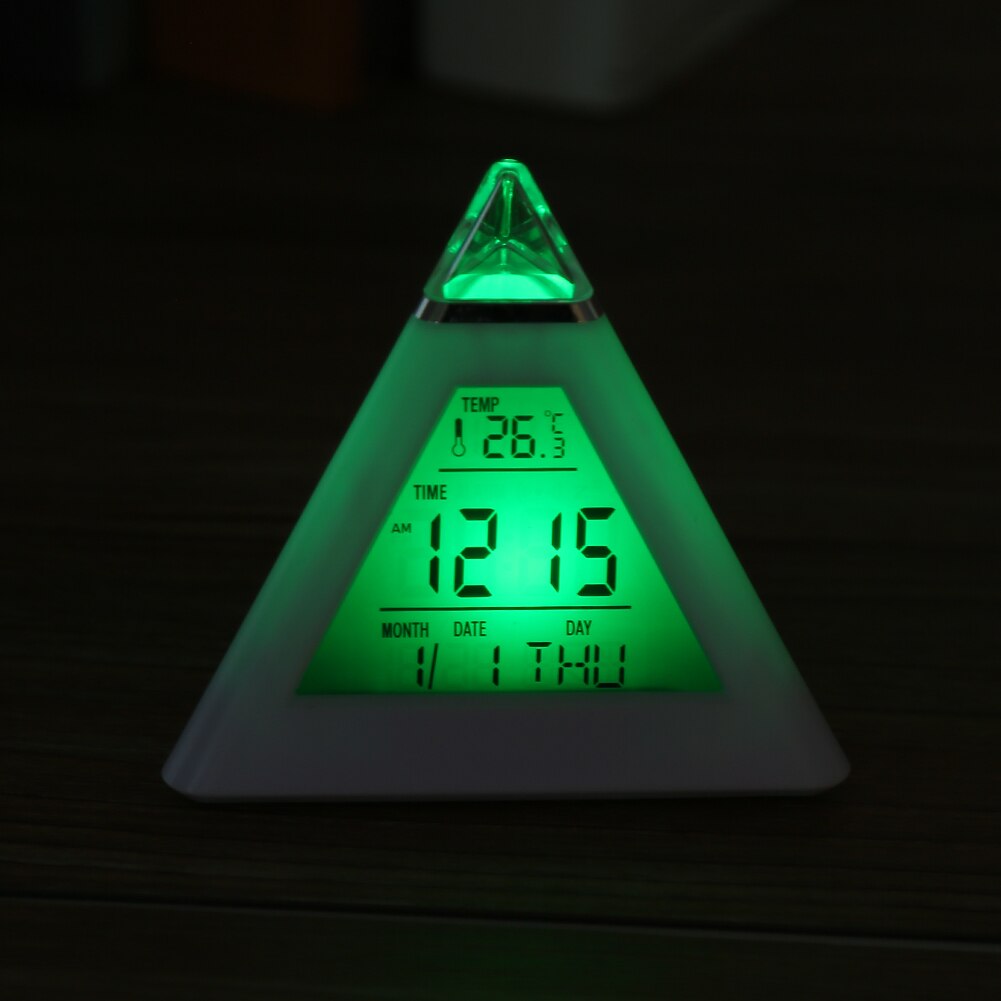 LED Color Changing Changeable Digital LCD Pyramid ... – Grandado