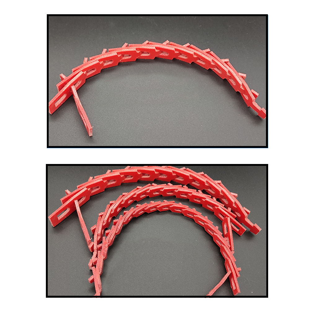 Polyurethane Red V Belt Power Twist link V Belt Re... – Grandado