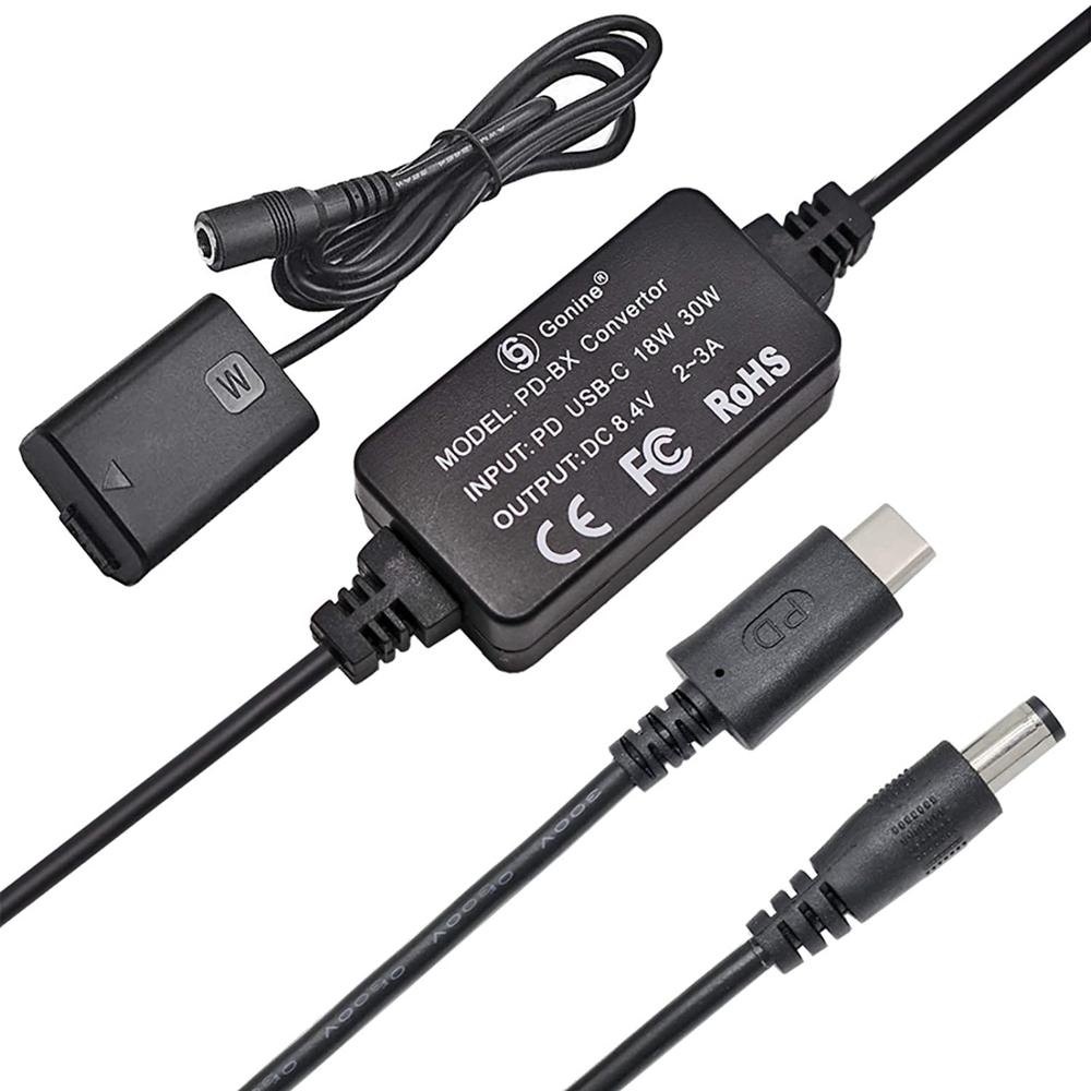 AC-PW20 DC Coupler USB-C AC Power Adapter Set for ... – Grandado