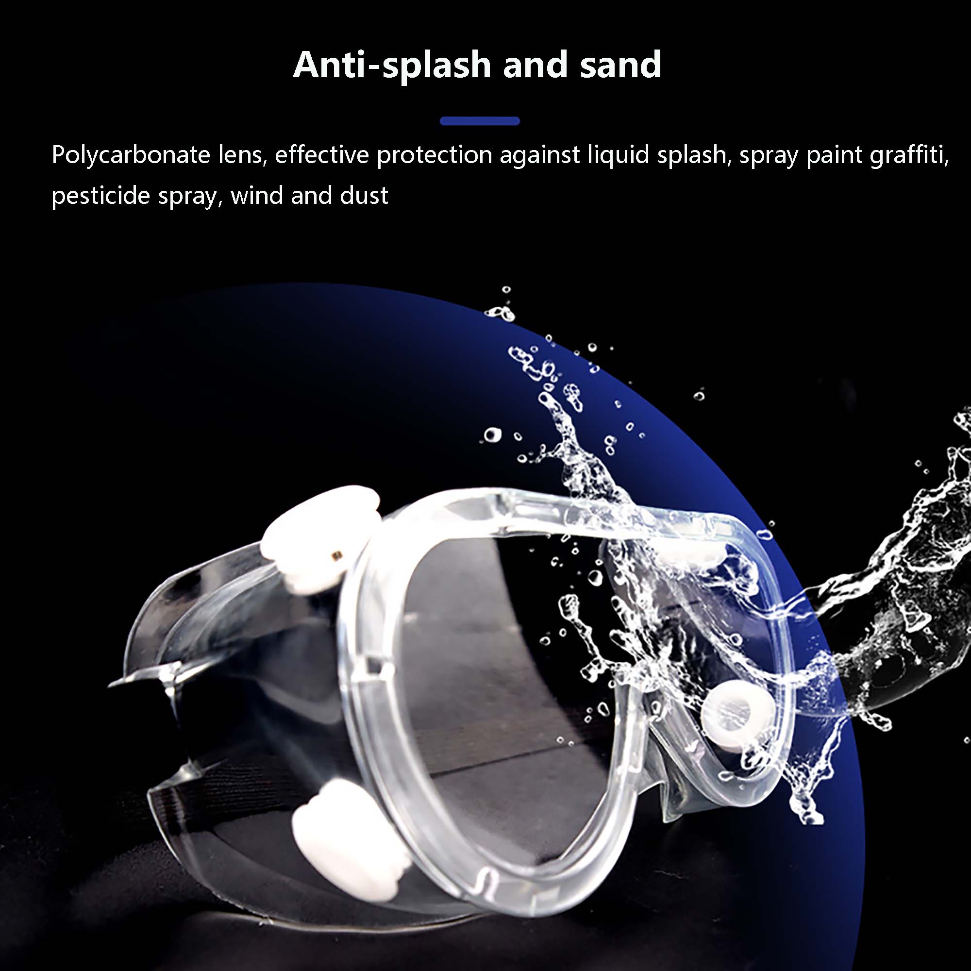 Transparent Safety Goggles Anti-Splash Impact-Resi... – Grandado