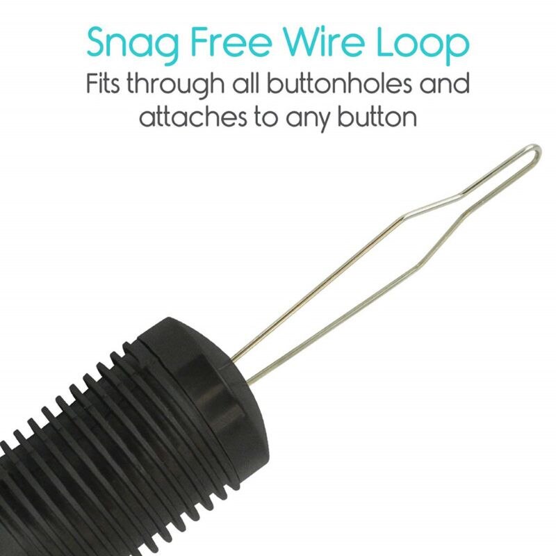 2 in 1 Dressing Buttonhook Zipper Pull Helper Butt... – Grandado