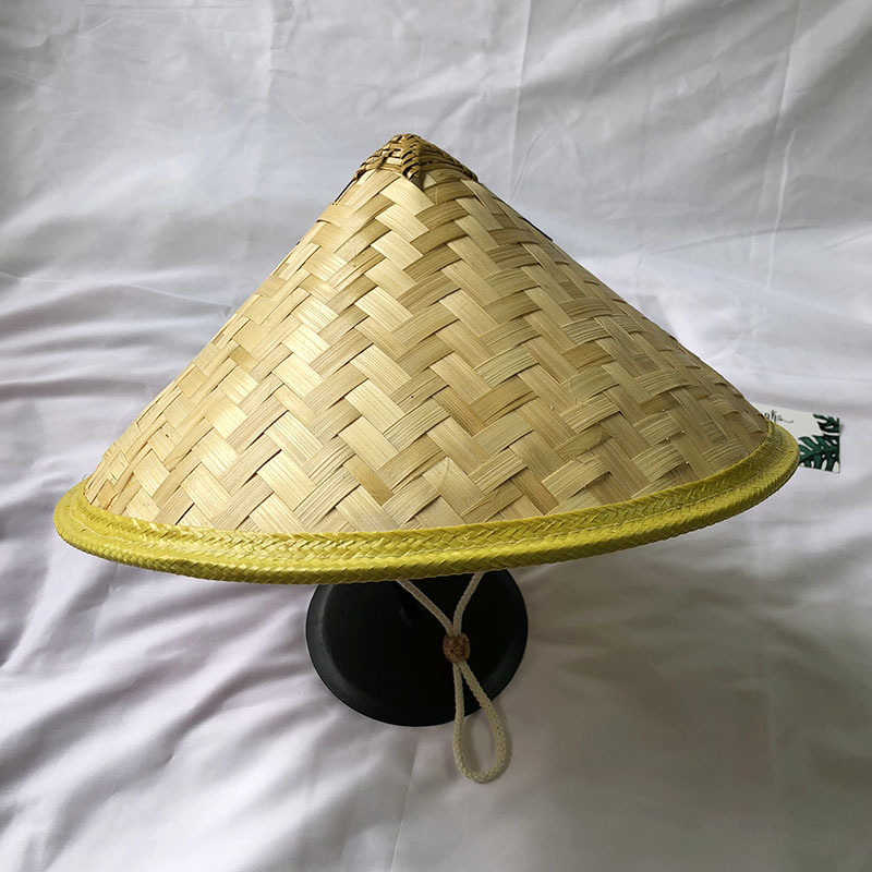 Bamboo Hat Chinese Style Rattan Fisherman Hats Ret... – Grandado