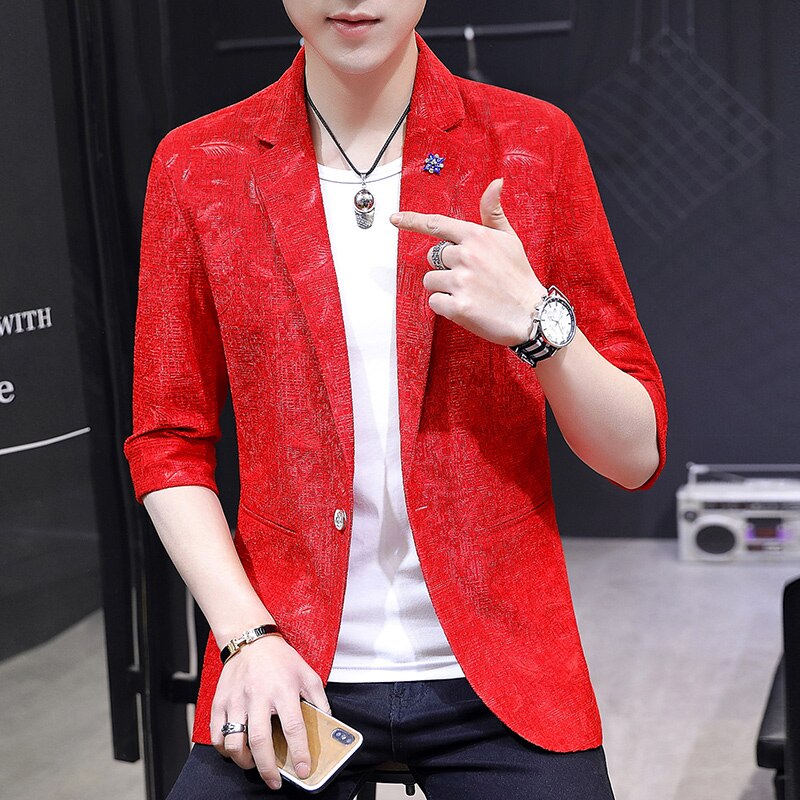 Asian size Mens Wedding Suit Male Blazers Slim Fit... – Vicedeal