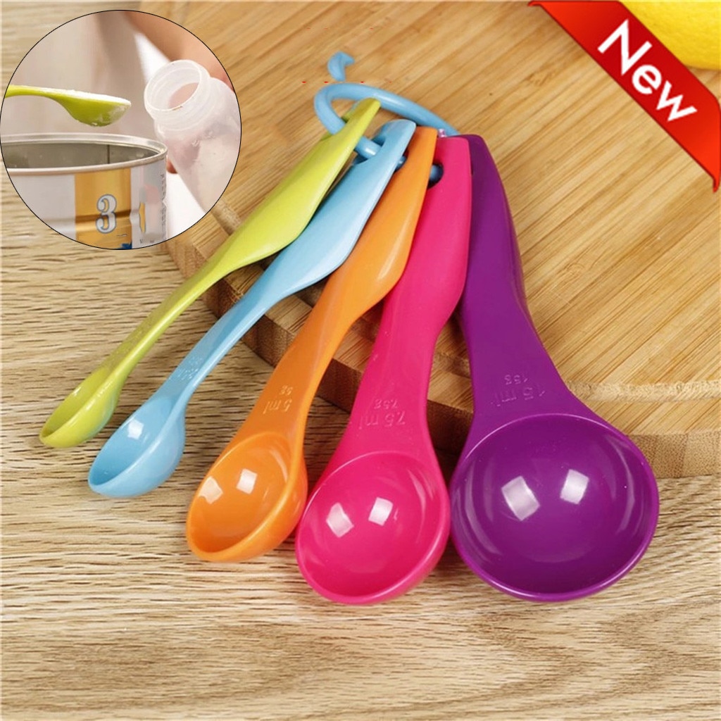 Undefined 5pcs Colorful Measuring Spoons Set Kitch... – Vicedeal