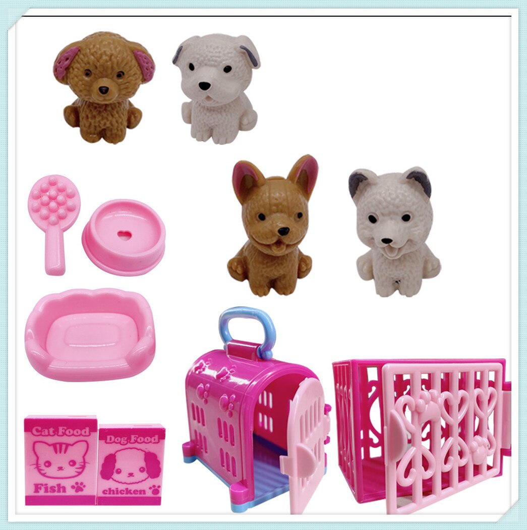 Barbies princess doll accessories cute cats and do... – Grandado