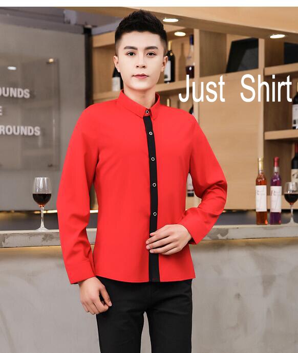 Women KTV Bar Waitress Work Wear Men Hotel Shirt S... – Grandado