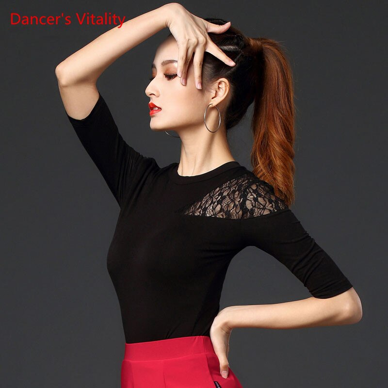 Latin Dance Temperament Shirt National Standard Ba... – Grandado