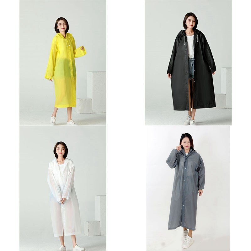 Men Women Waterproof Raincoat Outdoor EVA Cloth Lo... – Vicedeal
